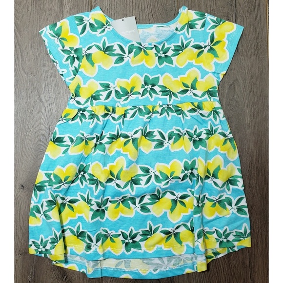 boutique | Dresses | Brand New Toddler Girl Lemon Print Dress | Poshmark